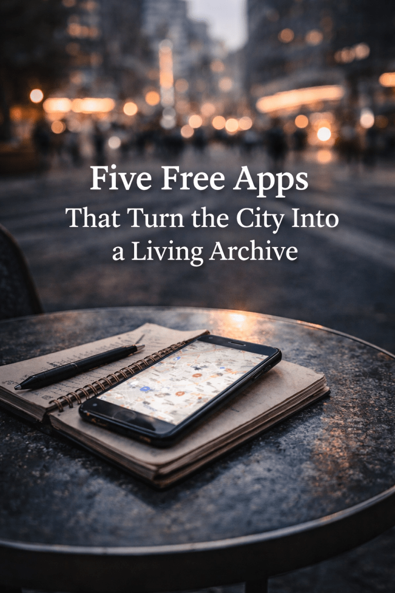Five Free Apps That Turn the City Into a Living Archive – Lines Between ...